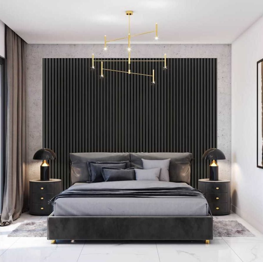 Dekorativne lajsne 3x4 cm - Hrast Antracit – DecorVibe.hr